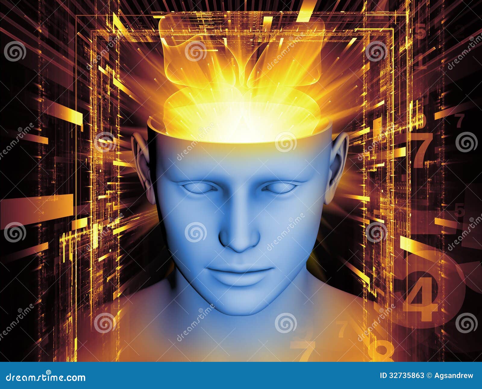 Mind Background stock illustration. Illustration of integer - 32735863