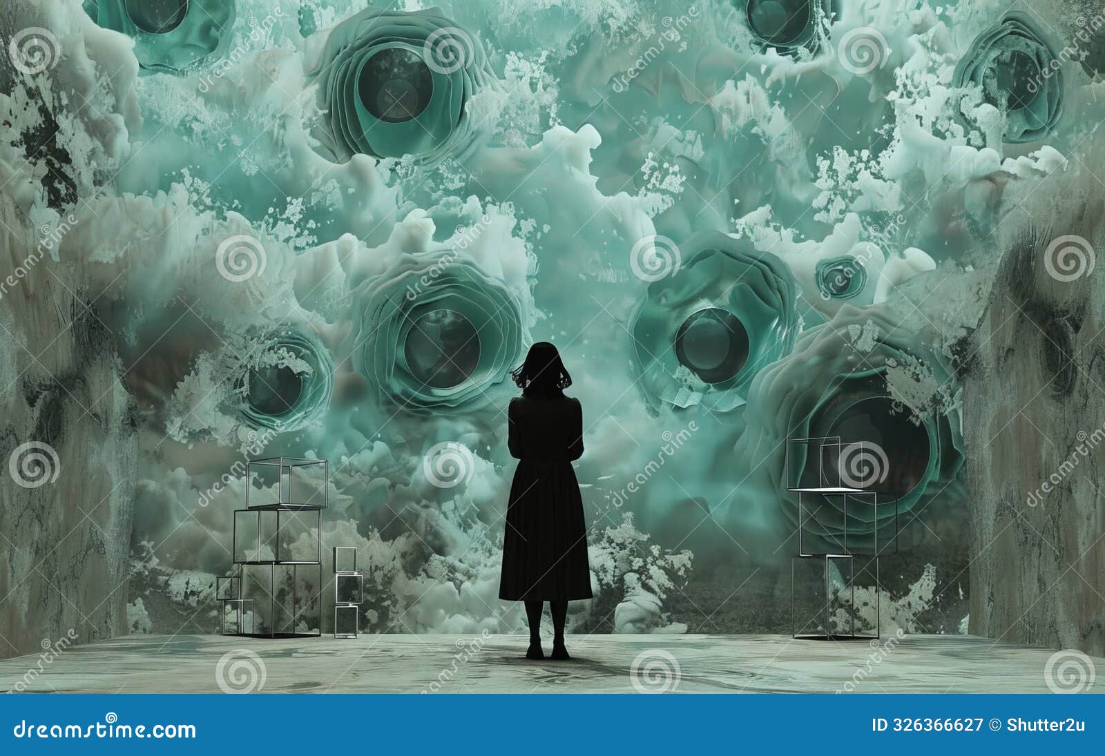 Mind-bending Optical Illusion Artwork. Beautiful Illustration Picture ...