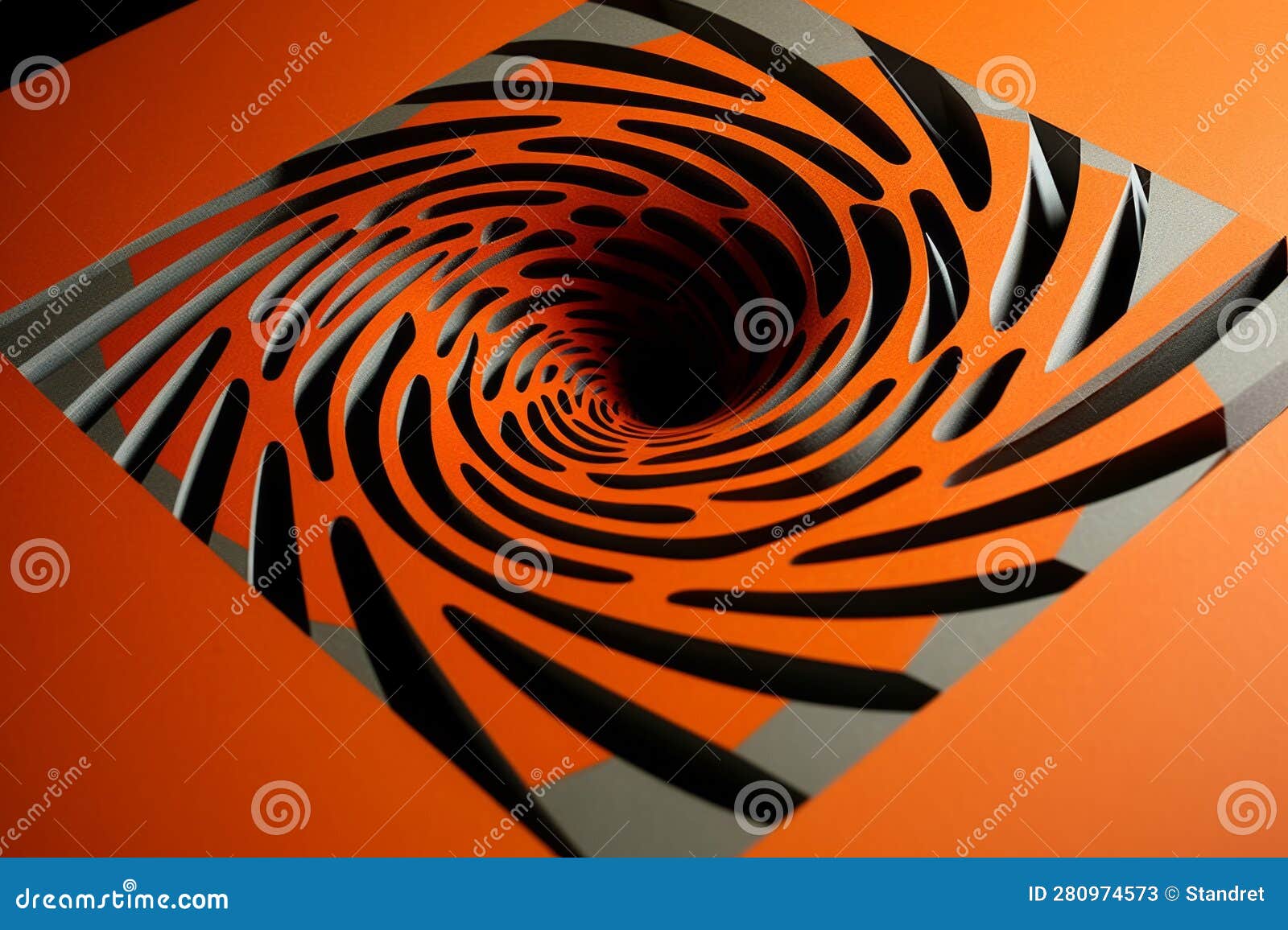 Mind-bending Optical Illusion Artwork. Beautiful Illustration Picture ...