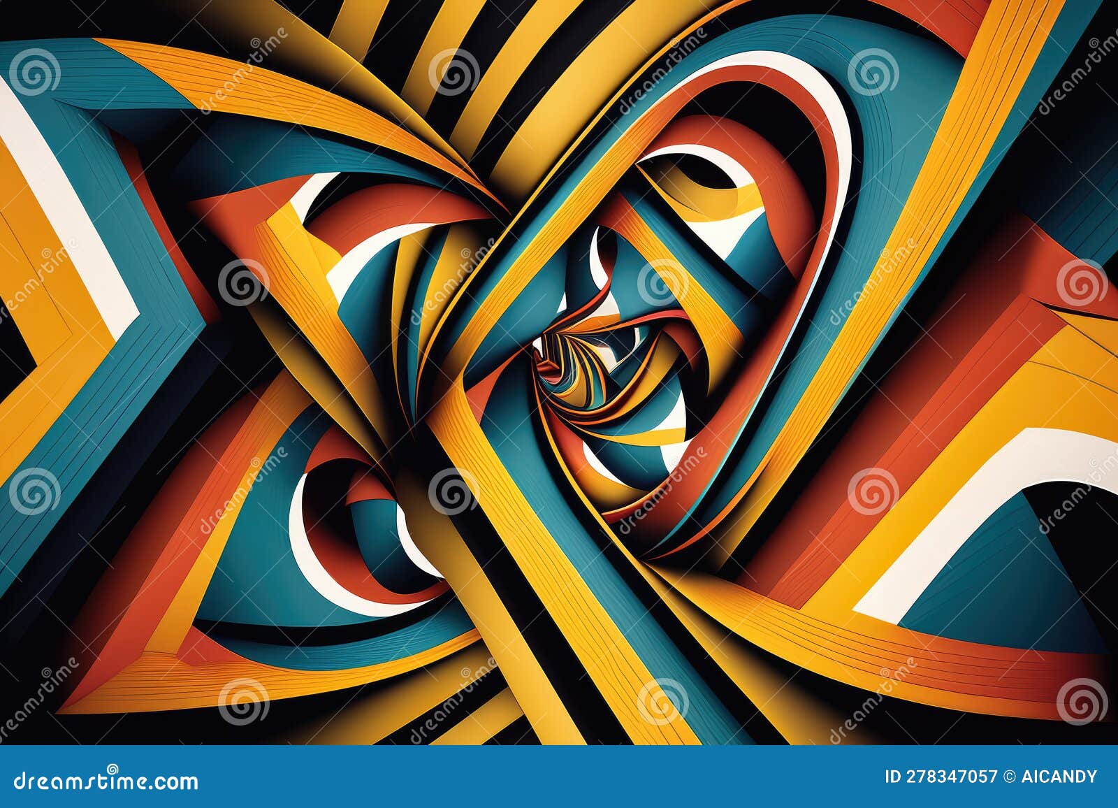 Mind-bending Optical Illusion with Intersecting Lines and Striking ...