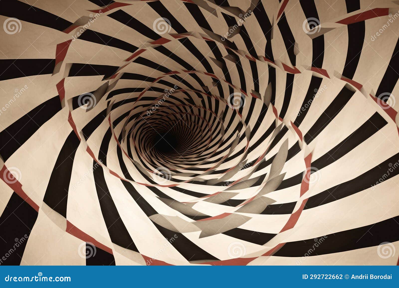 Mind Bending Optical Patterns. Generative AI. Stock Illustration ...