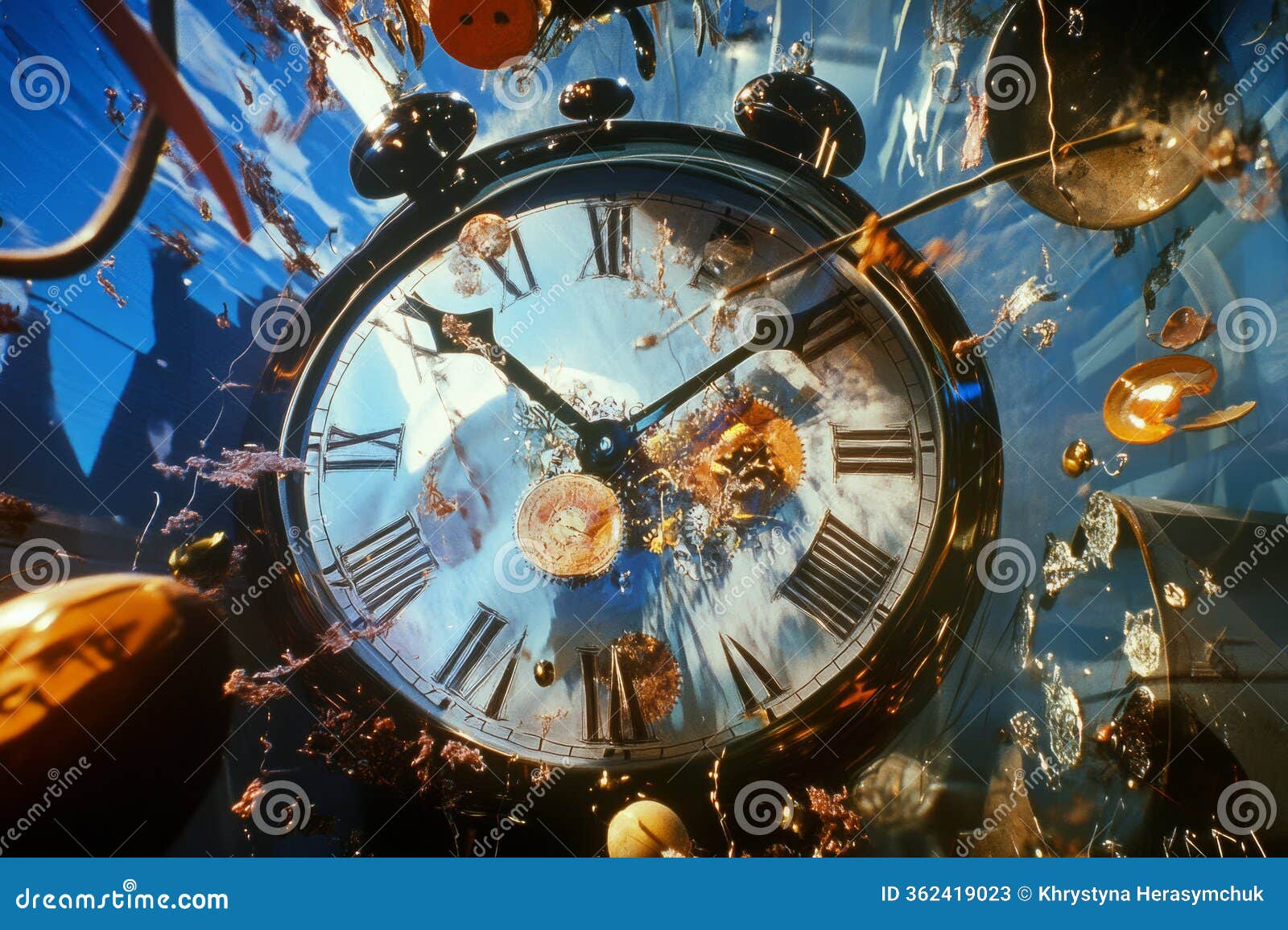 A Mind-bending Surrealist Clock Face Warping through Time and Space ...