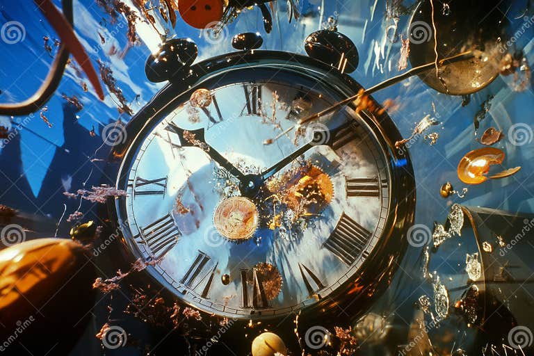 A Mind-bending Surrealist Clock Face Warping through Time and Space ...