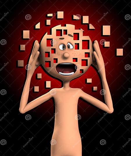 Mind Blow stock illustration. Illustration of closeup - 19945218