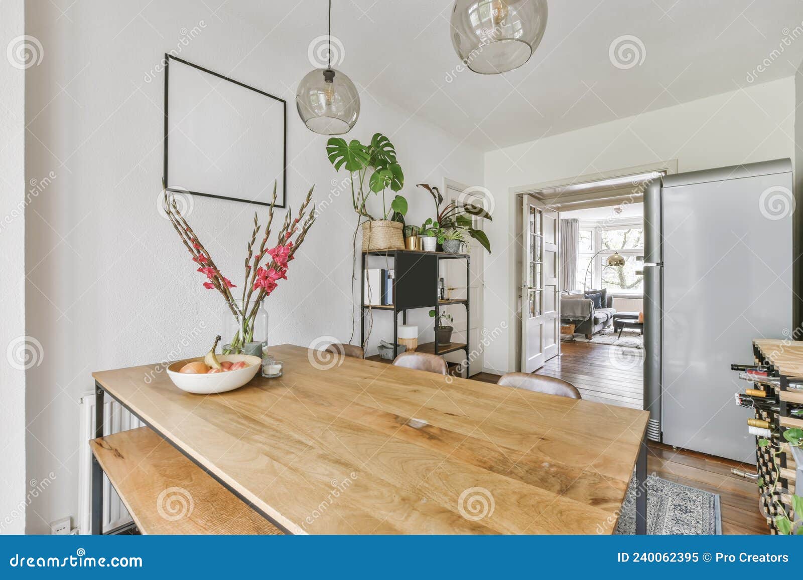 Mind-blowing Table in the Dining Room Editorial Image - Image of ...