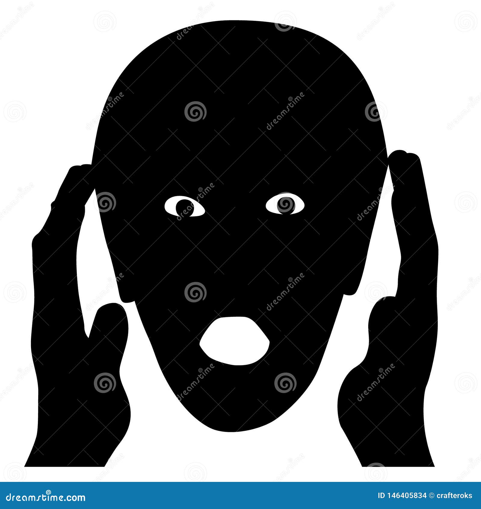 Mind Blown Emoji, Exploding Head Emoticon On White Background, 3d ...