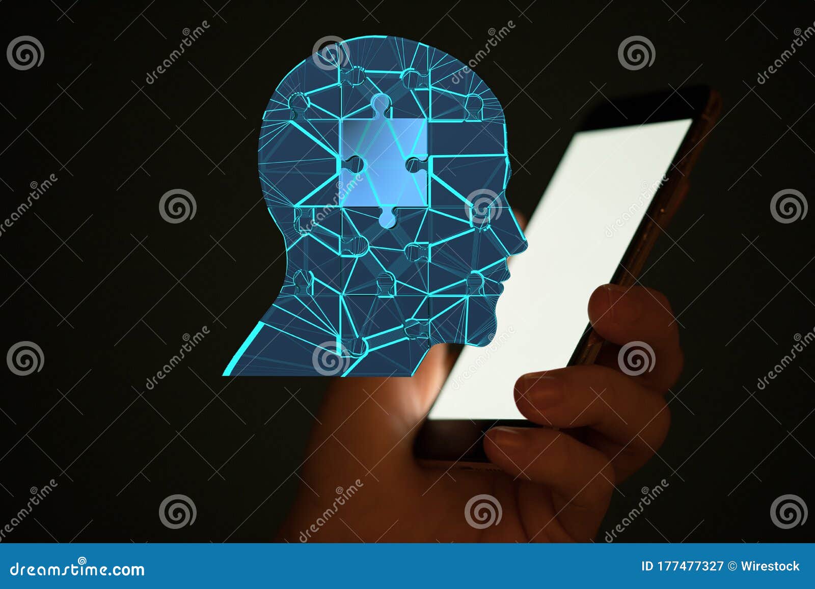 A Mind, Brain Power and Energy Concept Stock Image - Image of medicine ...