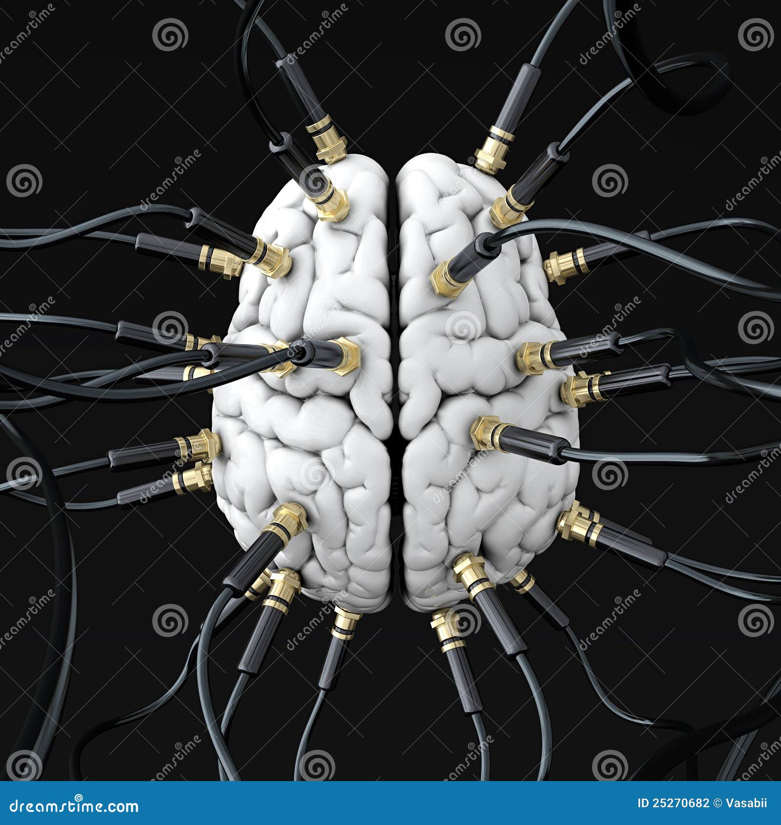 Mind control stock illustration. Illustration of education - 25270682