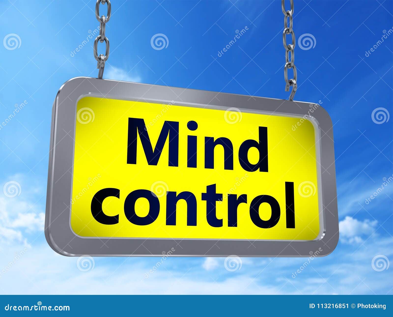 Mind Control. Brain Switch Concept. Creative Symbol. Vector ...