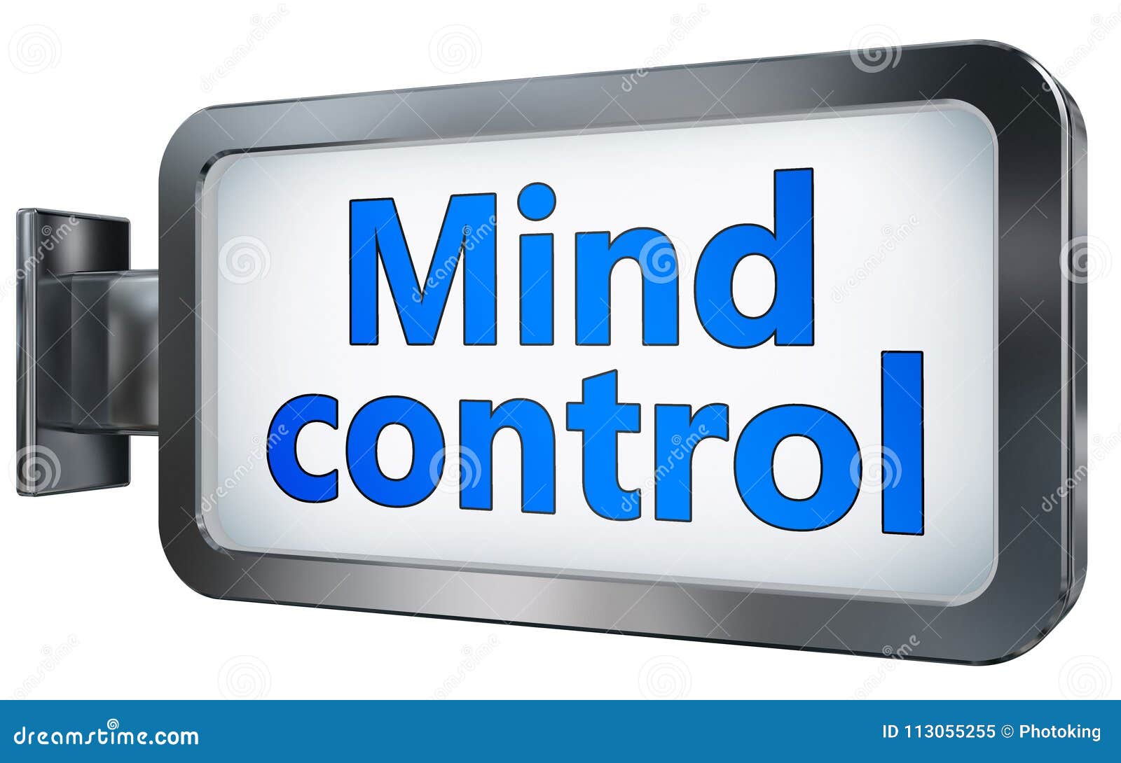 Mind Control. Brain Switch Concept. Creative Symbol. Vector ...