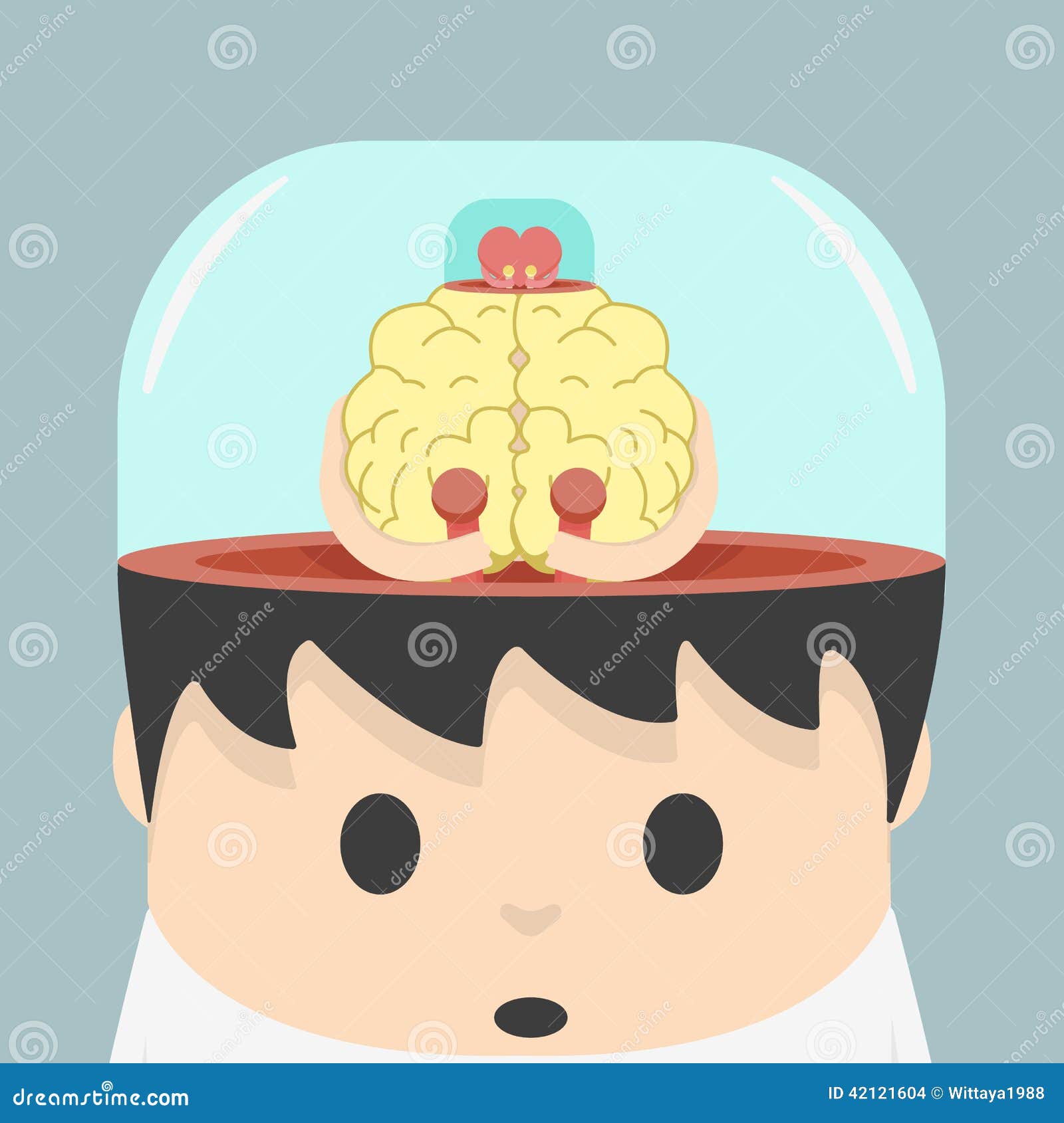 Mind control stock vector. Illustration of advertising - 42121604