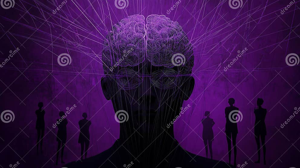 Mind Control Concept with Puppet Strings Stock Illustration ...