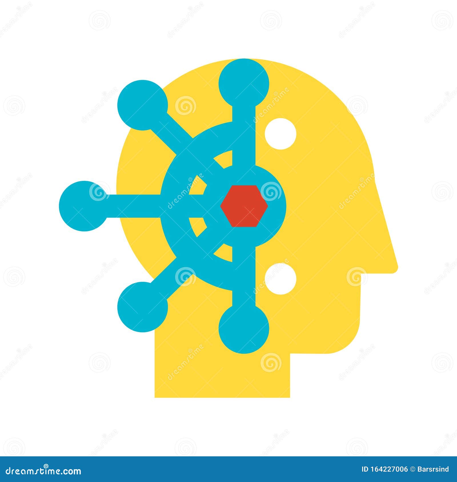 Mind Control, Thought Manipulation Flat Vector Icon Stock Illustration ...