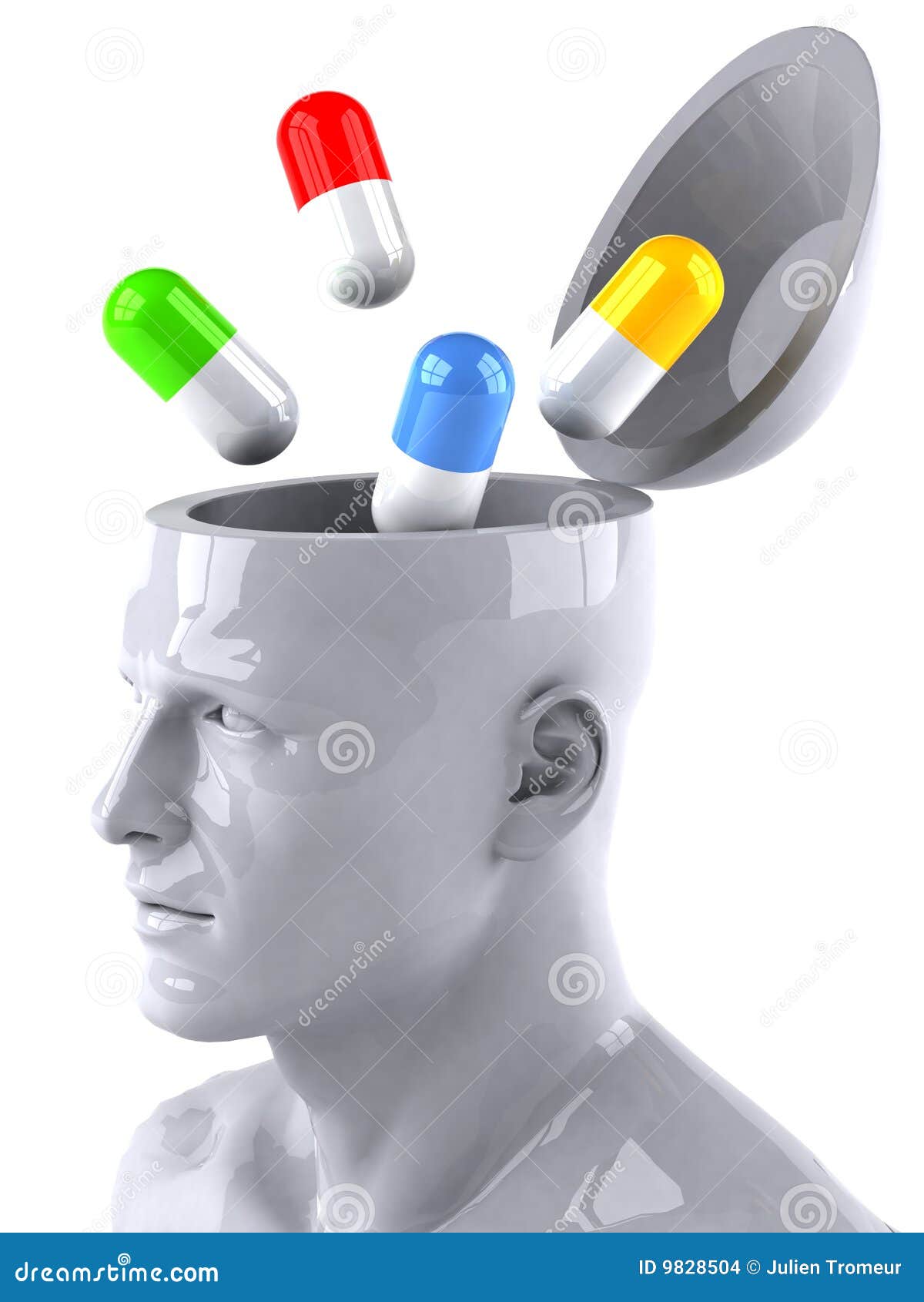 Mind and drugs stock illustration. Illustration of meditation - 9828504