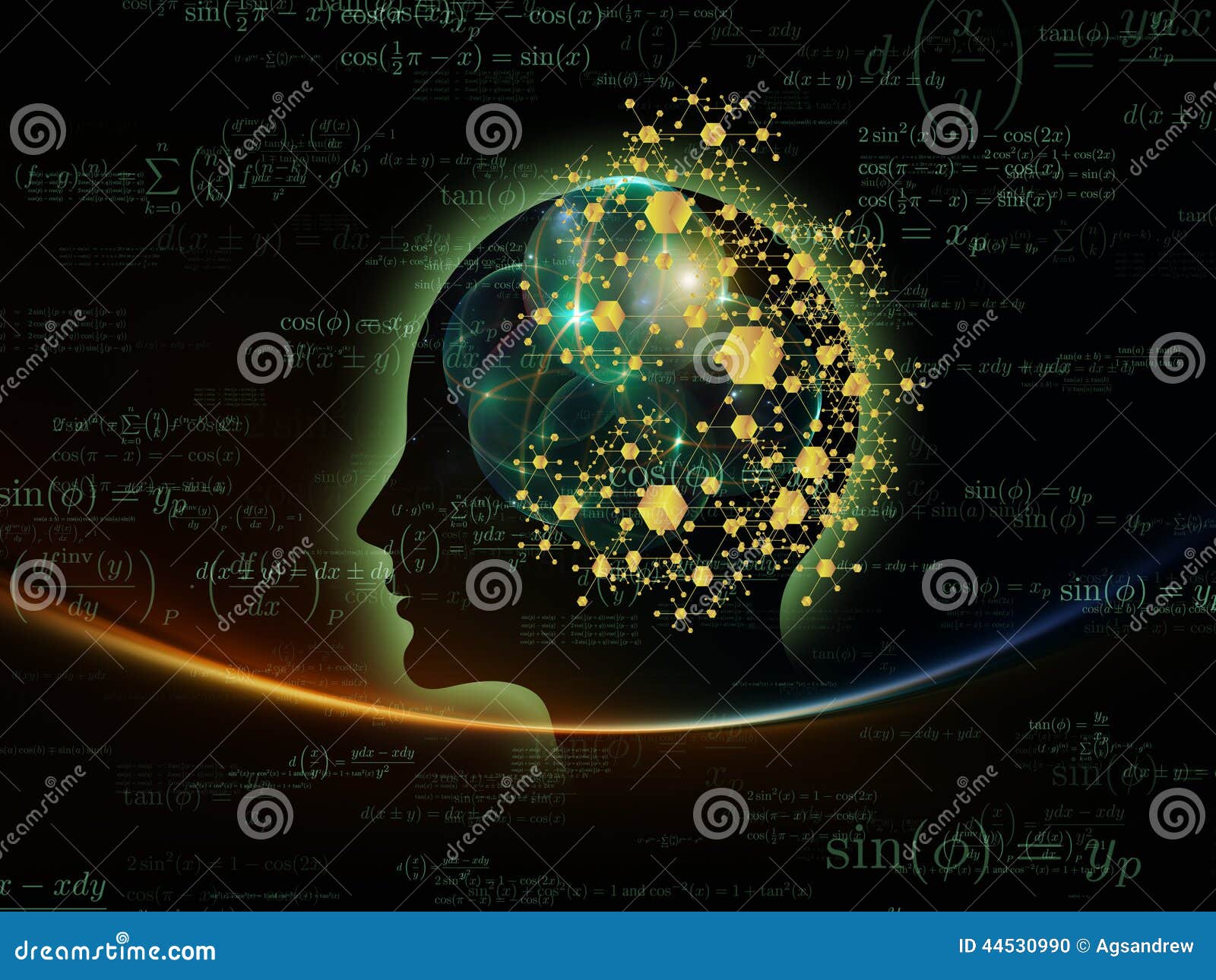 Mind Energy stock illustration. Illustration of data - 44530990