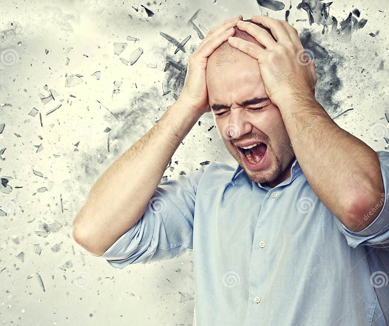 Mind explosion stock photo. Image of abstract, crisis - 46434772