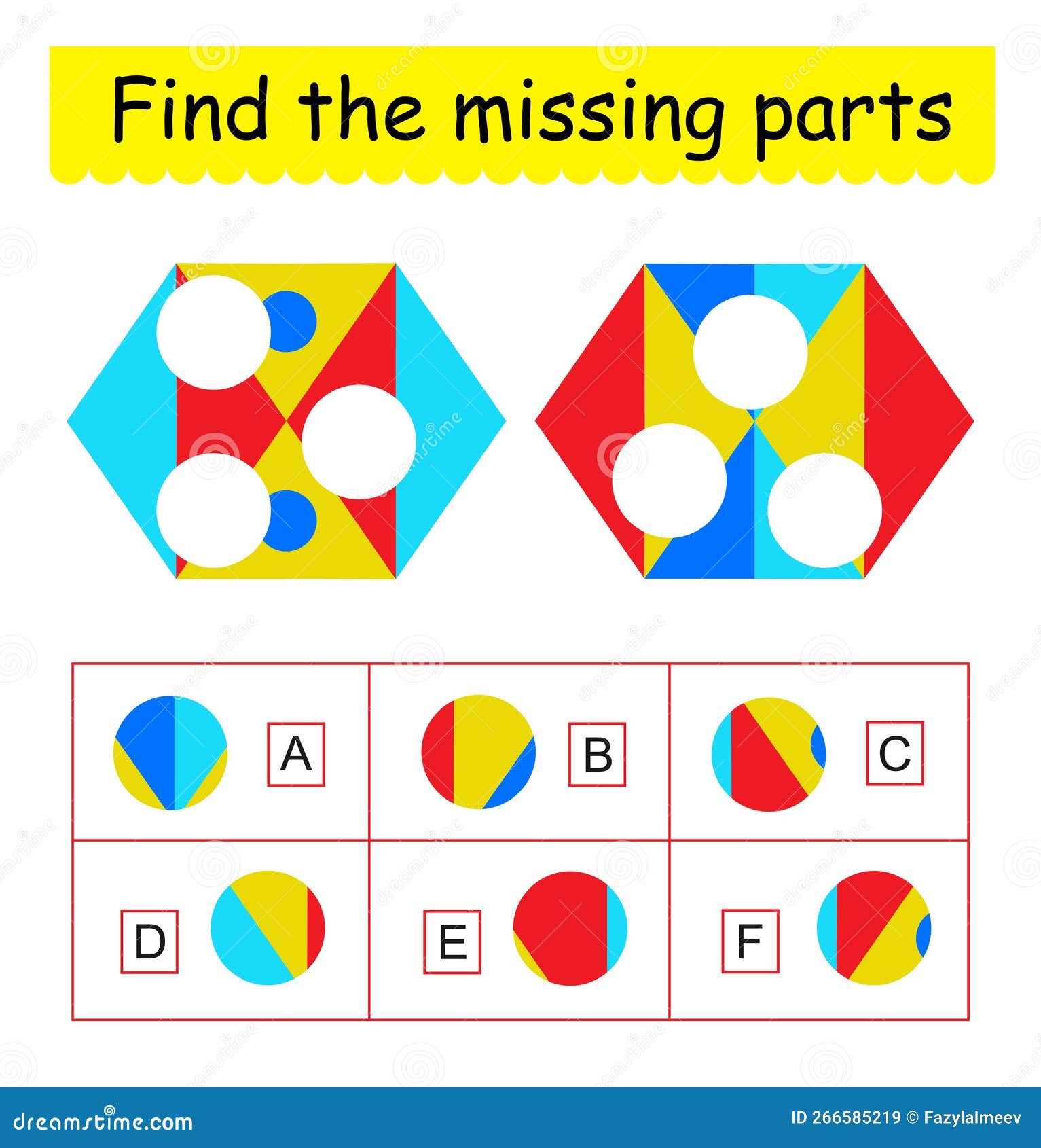 Mind Game. Task for the Development of Logic for Children Stock Vector ...