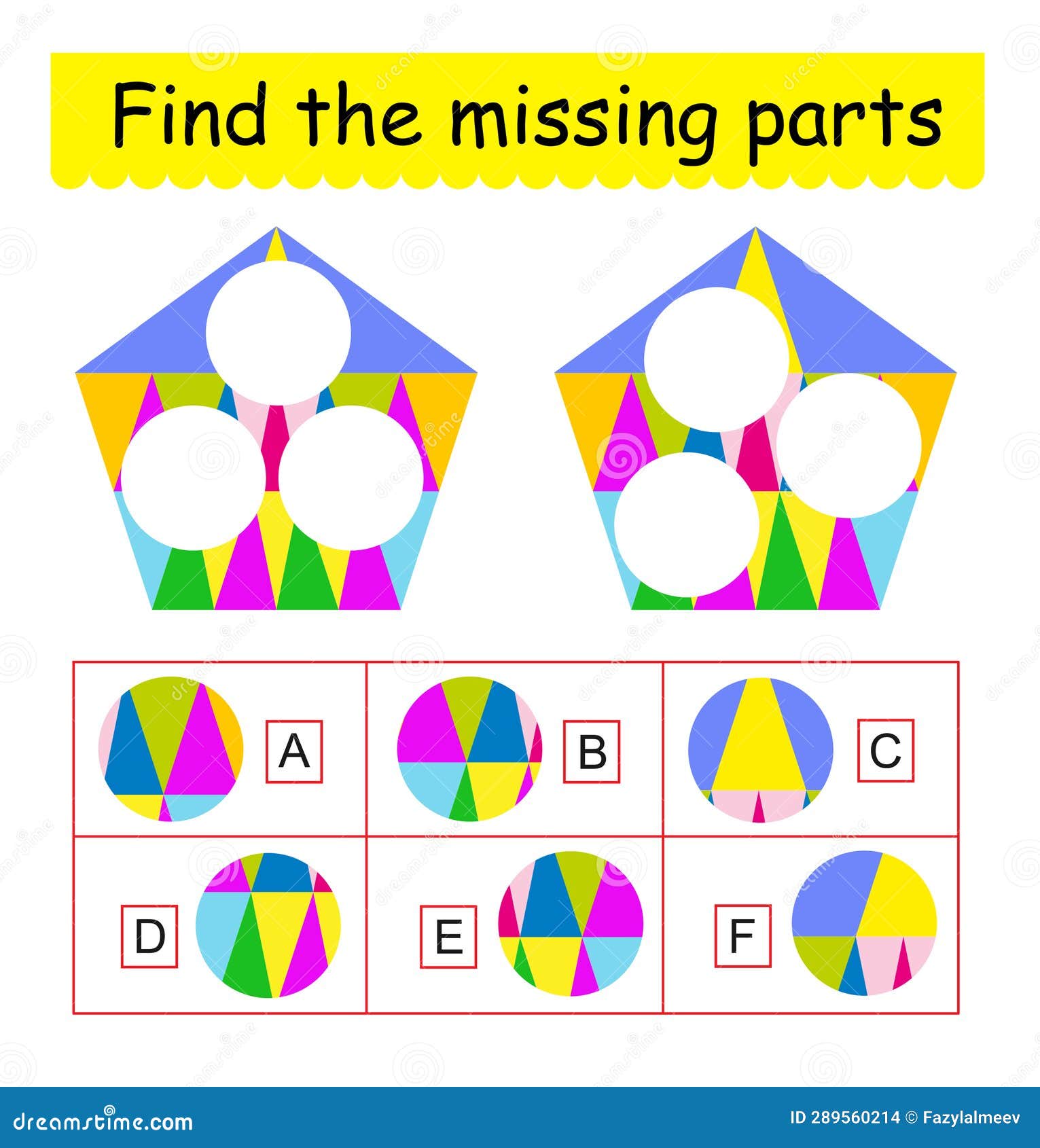 Mind Game. Task for the Development of Logic for Children Stock ...
