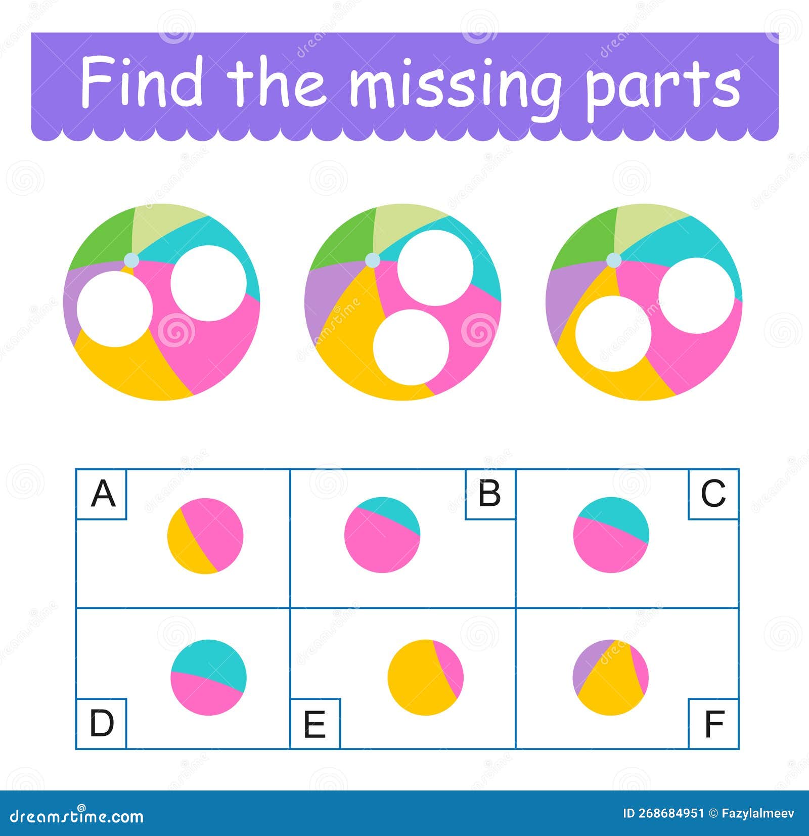 Mind Game. Task for the Development of Logic for Children Stock Vector ...