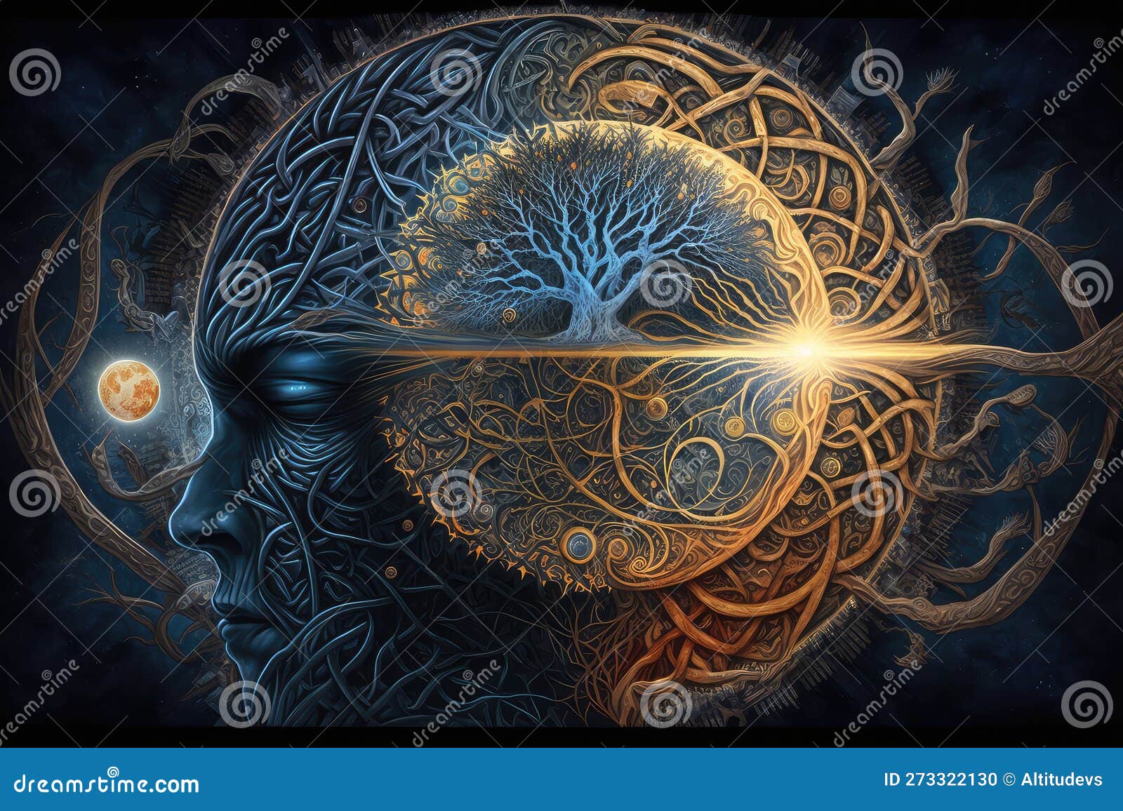 Mind of God, with View of Intricate and Complex Neural Network ...