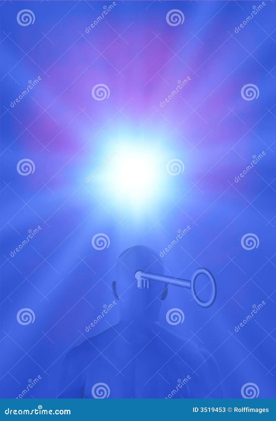 Mind Key stock illustration. Illustration of consciousness - 3519453