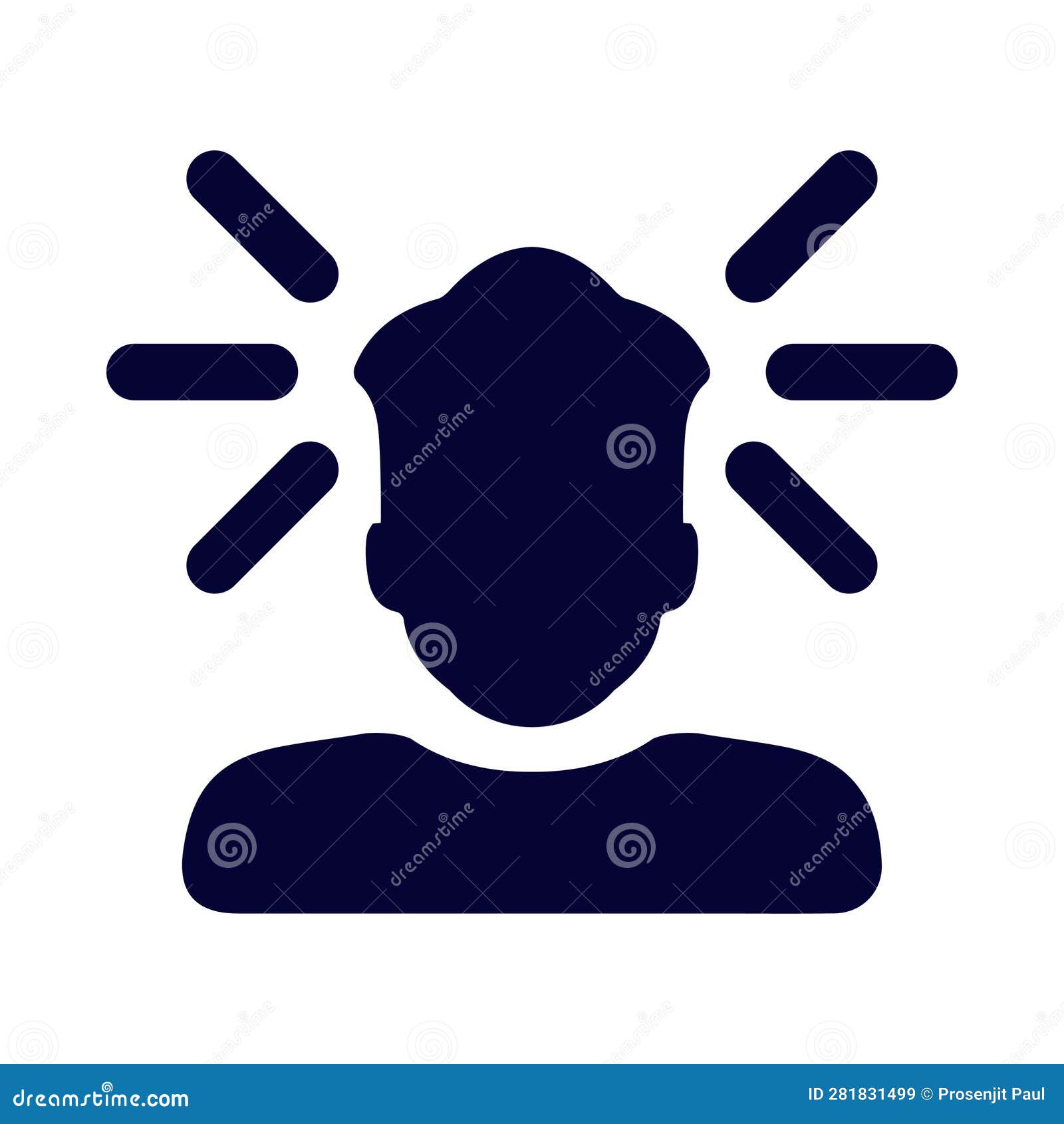 Mind, Man, Think Idea, Invention, Imagination, Human Frustration Icon ...