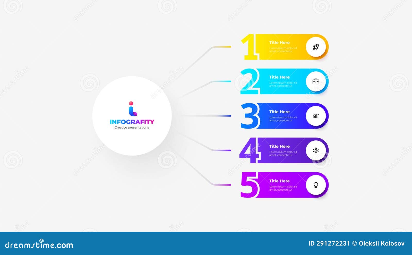 Mind Map with 5 Numbers Elements Connected To Main Circle. Flowchart ... Mind Map with 5 Numbers Elements Connected To Main Circle. Flowchart ...
