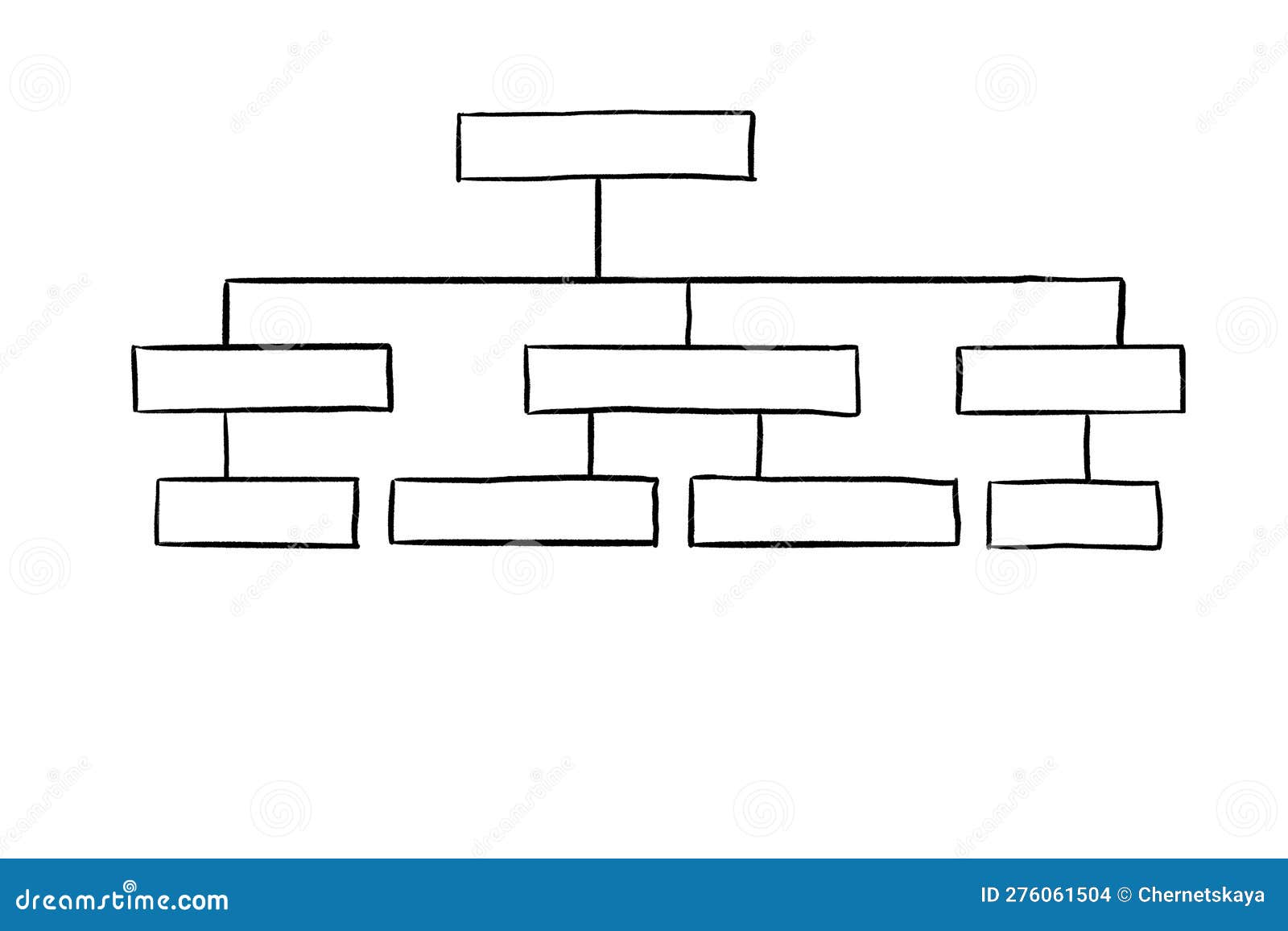 Mind Map. Diagram with Empty Blocks on White Background Stock Photo ...
