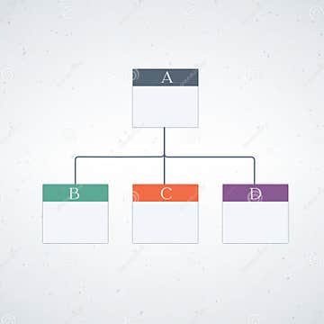 Mind Map, Flowchart, Tree Chart with Three Elements Template, Mind Map ...