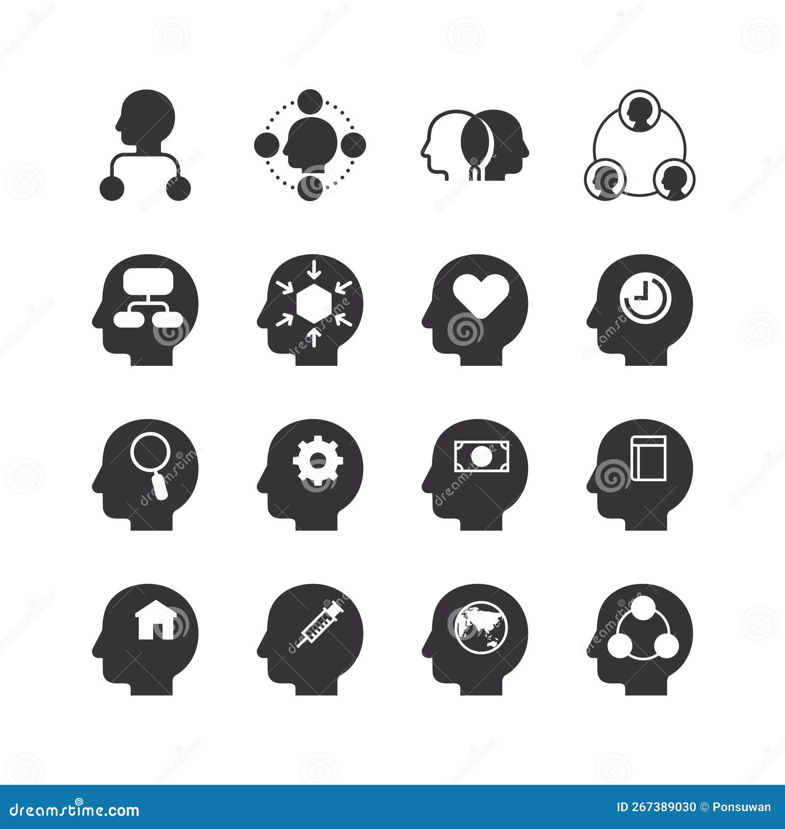 Man Head Infographic. Expert Systems. Stock Photo | CartoonDealer.com ...