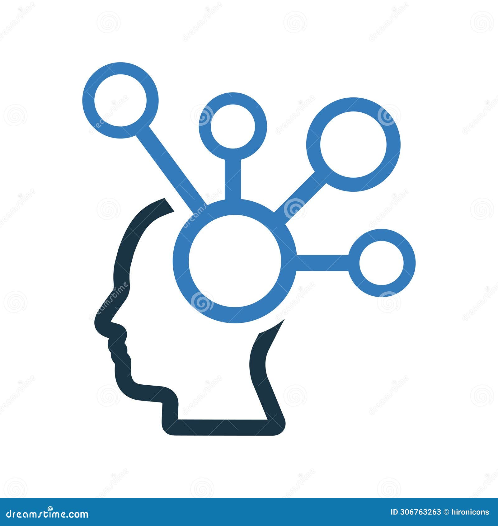Mind Map icon stock illustration. Illustration of development - 306763263