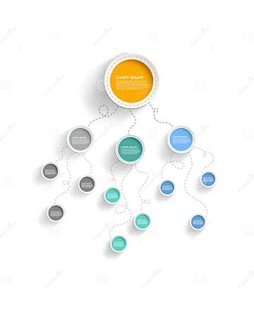 Mind Map Illustration Vector Background Template Stock Vector ...