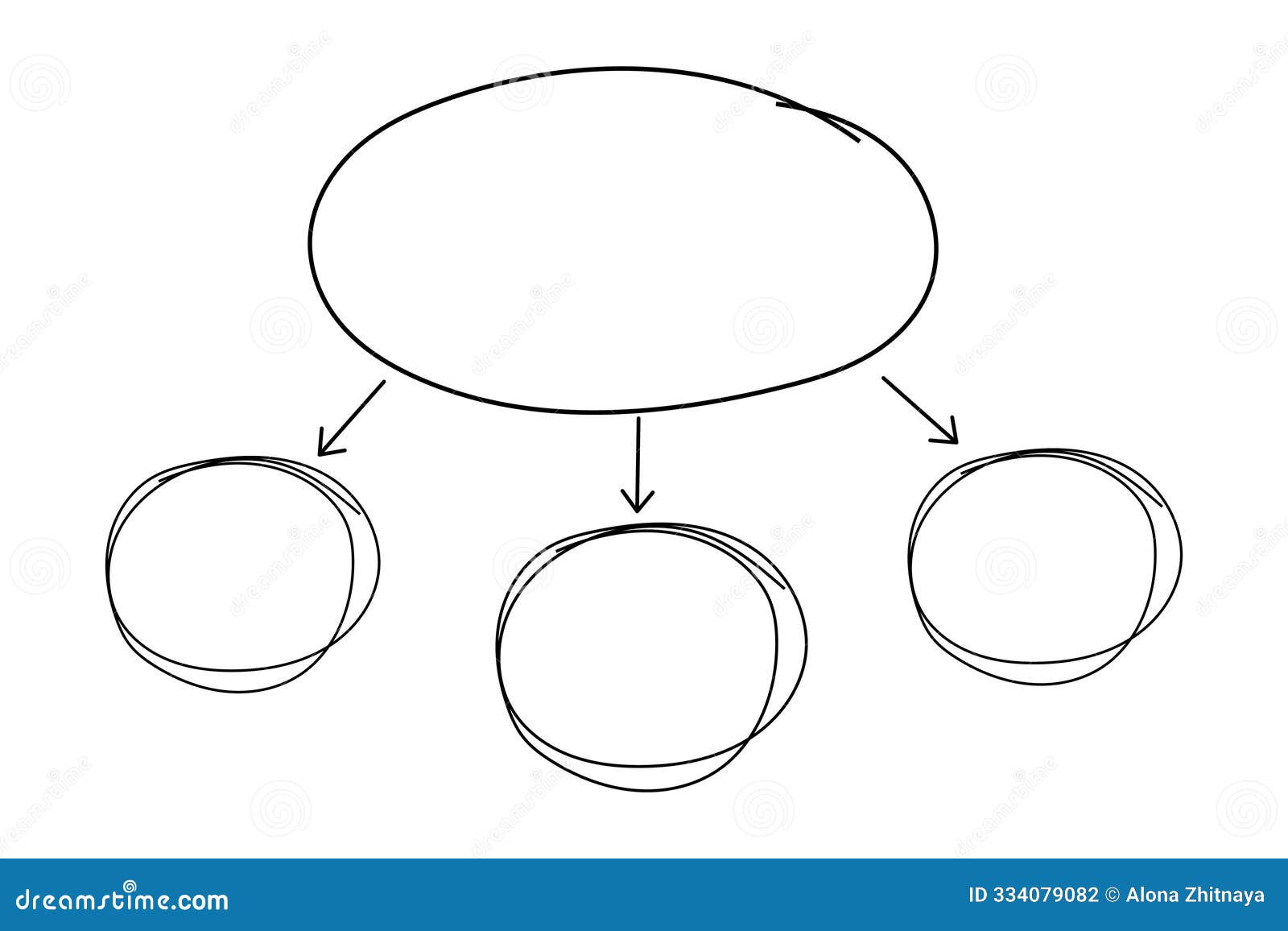 Mind Map Infographic Diagram Doodle Line Free Hand Drawing. Idea Scheme ...