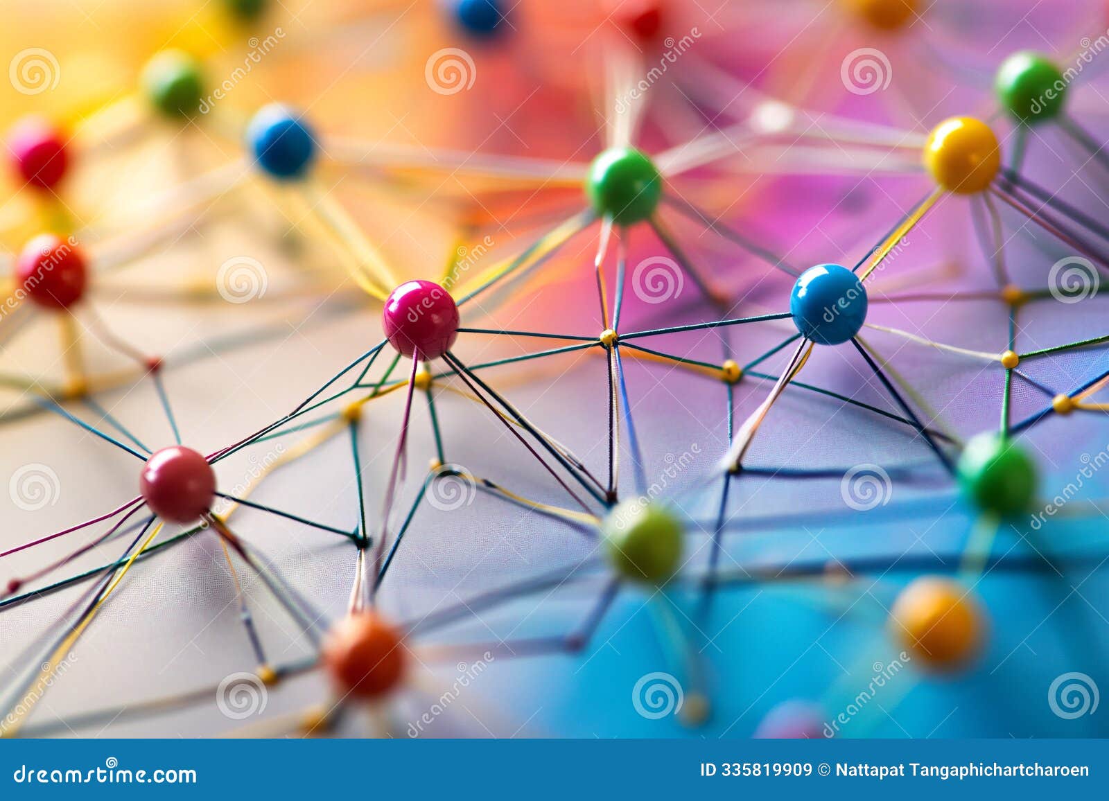 A Mind Map with Vibrant, Interconnected Ideas Weaves into a Complex Web ...