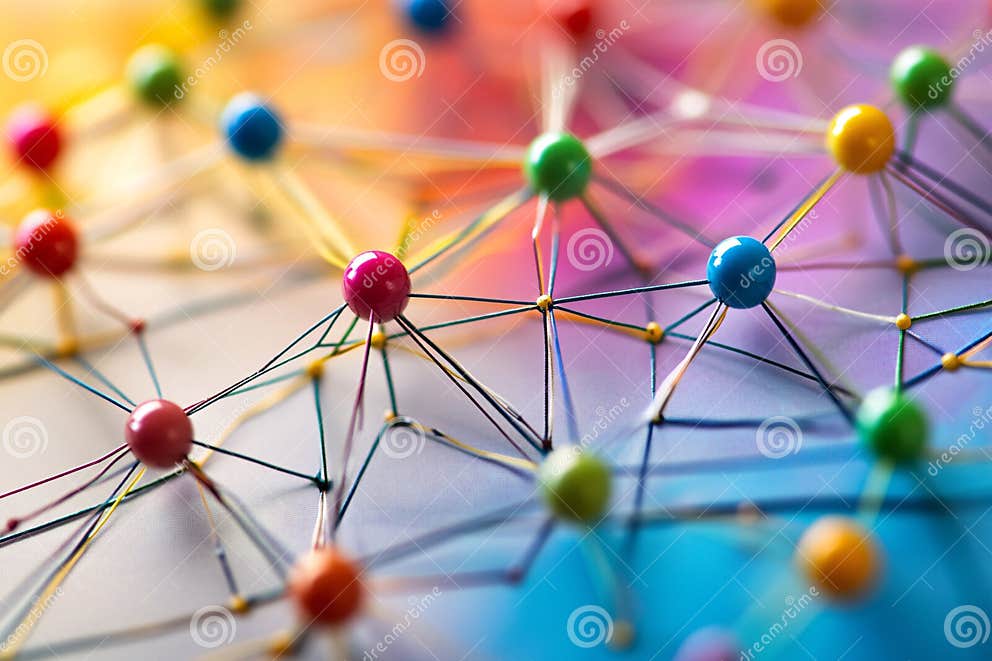 A Mind Map with Vibrant, Interconnected Ideas Weaves into a Complex Web ...