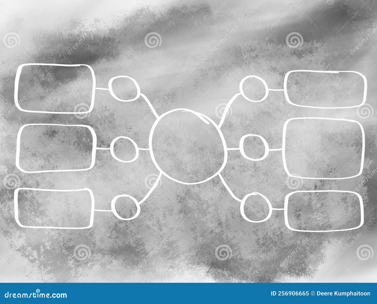 Mind mapping . stock illustration. Illustration of paper - 256906665