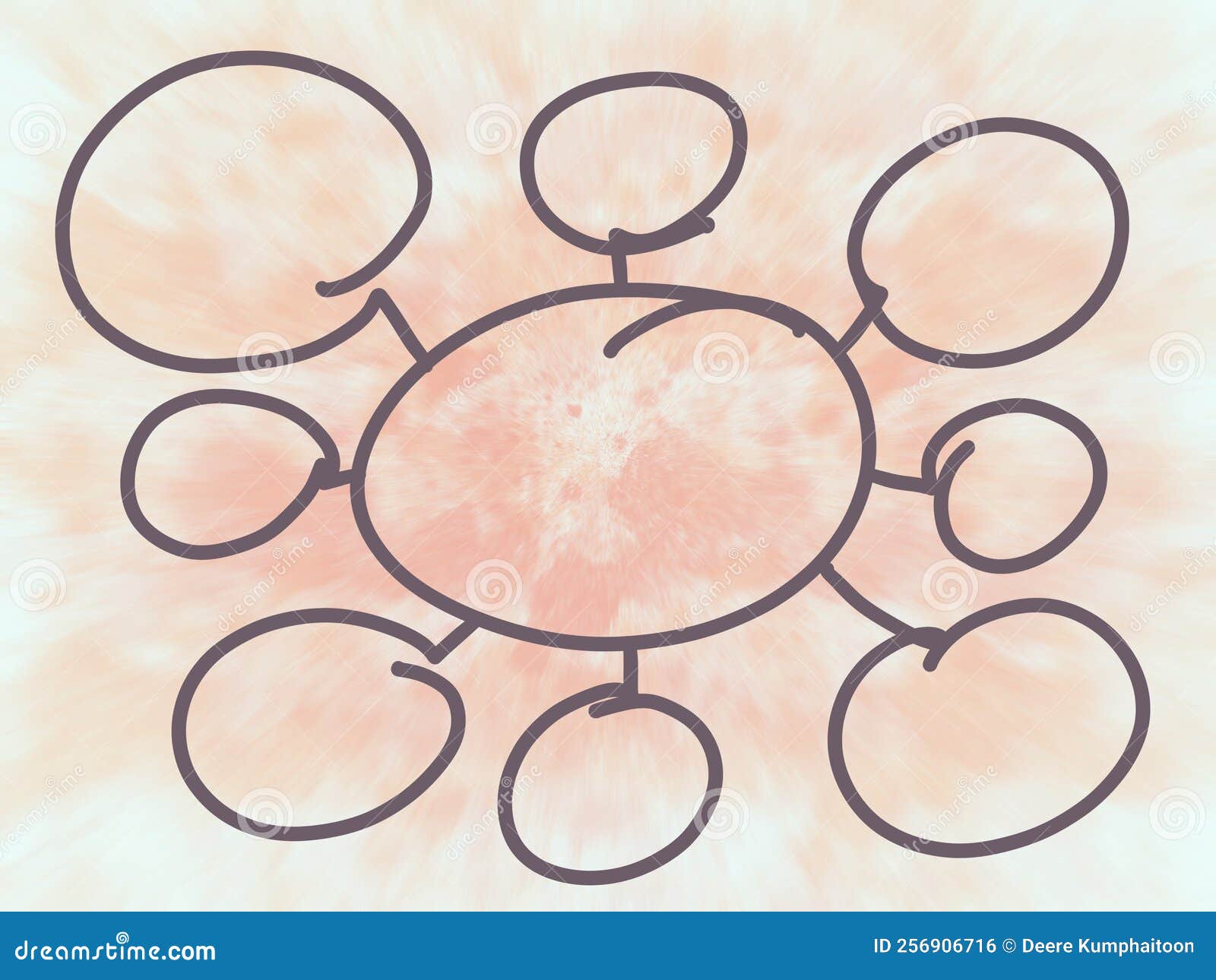 Mind Map Diagram For Idea Research, Plan Or Thinking For Solution To ...