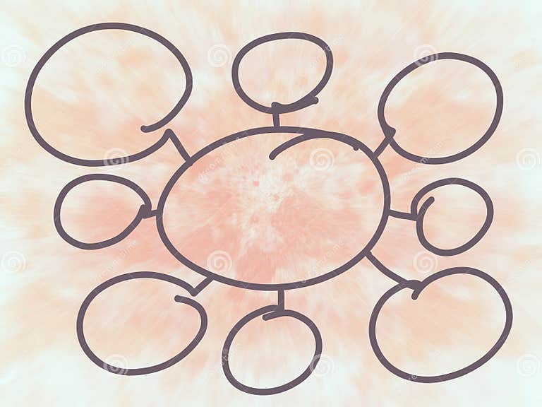Mind mapping . stock illustration. Illustration of bubble - 256906716