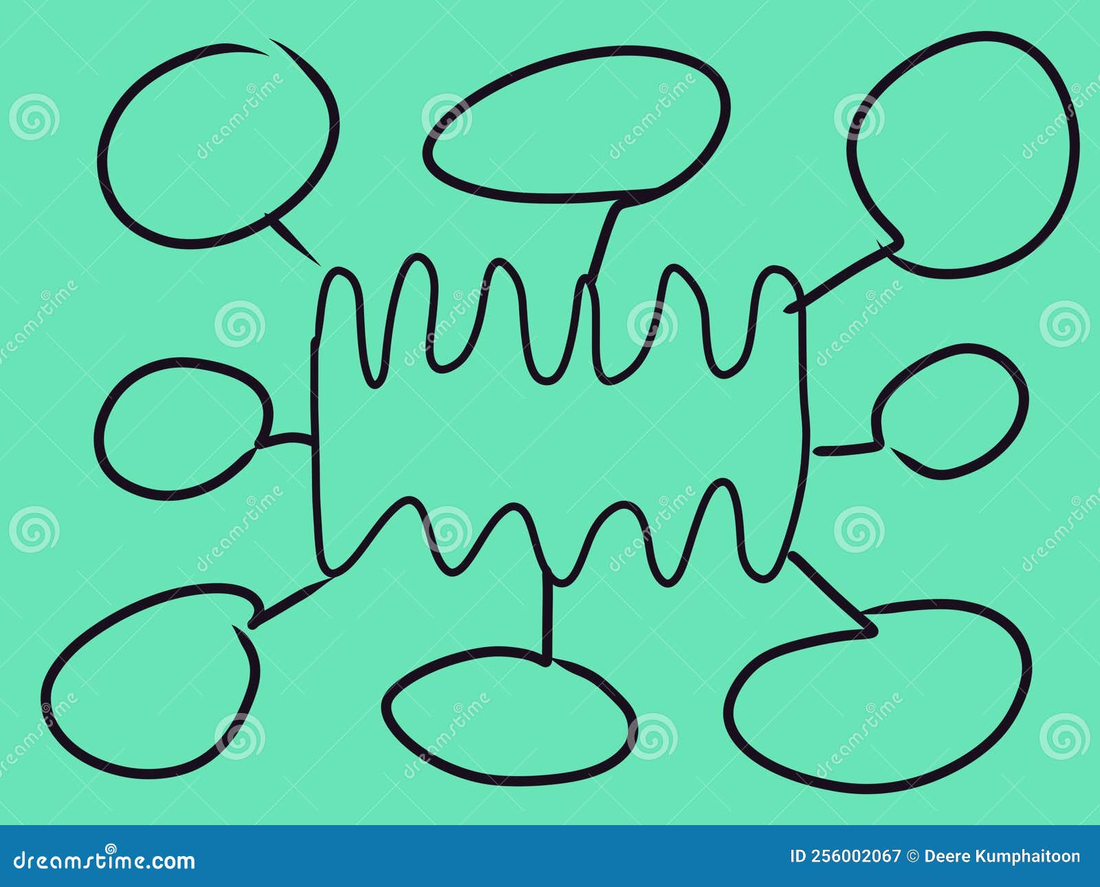 Mind Mapping Stock Illustration | CartoonDealer.com #256002067