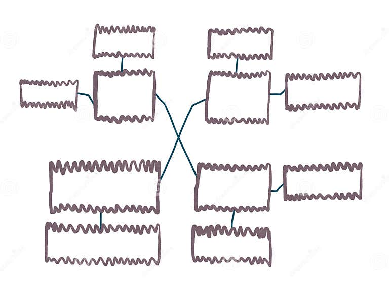 Mind Mapping Presentation of Connection. Stock Illustration ...