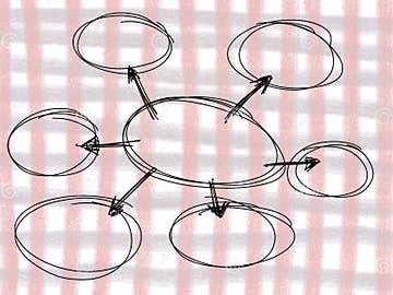 Mind Mapping Presentation of Connection. Stock Illustration ...