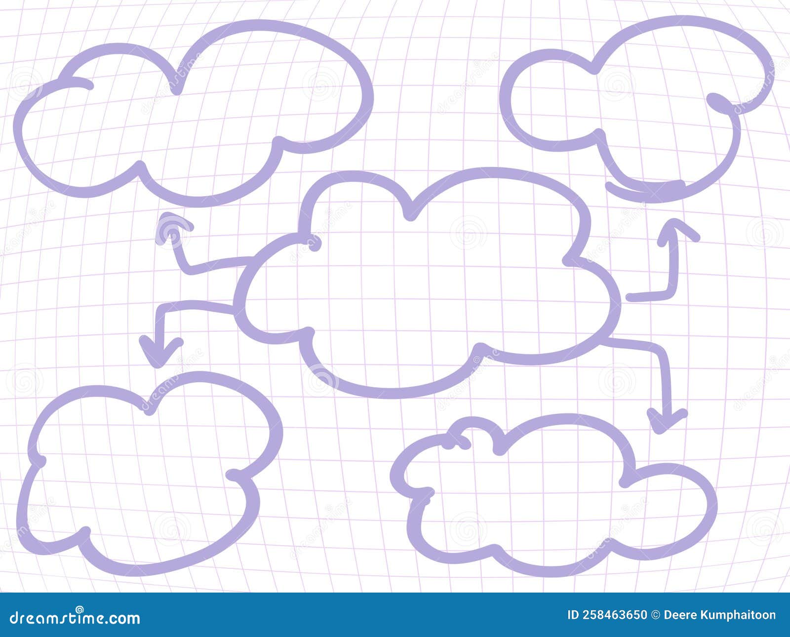Mind Mapping Presentation Set. Stock Illustration - Illustration of ...