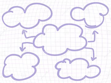 Mind Mapping Presentation Set. Stock Illustration - Illustration of ...