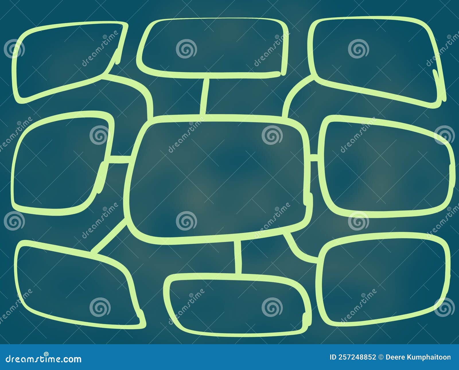 Mind Mapping Presentation Set. Stock Illustration - Illustration of ...