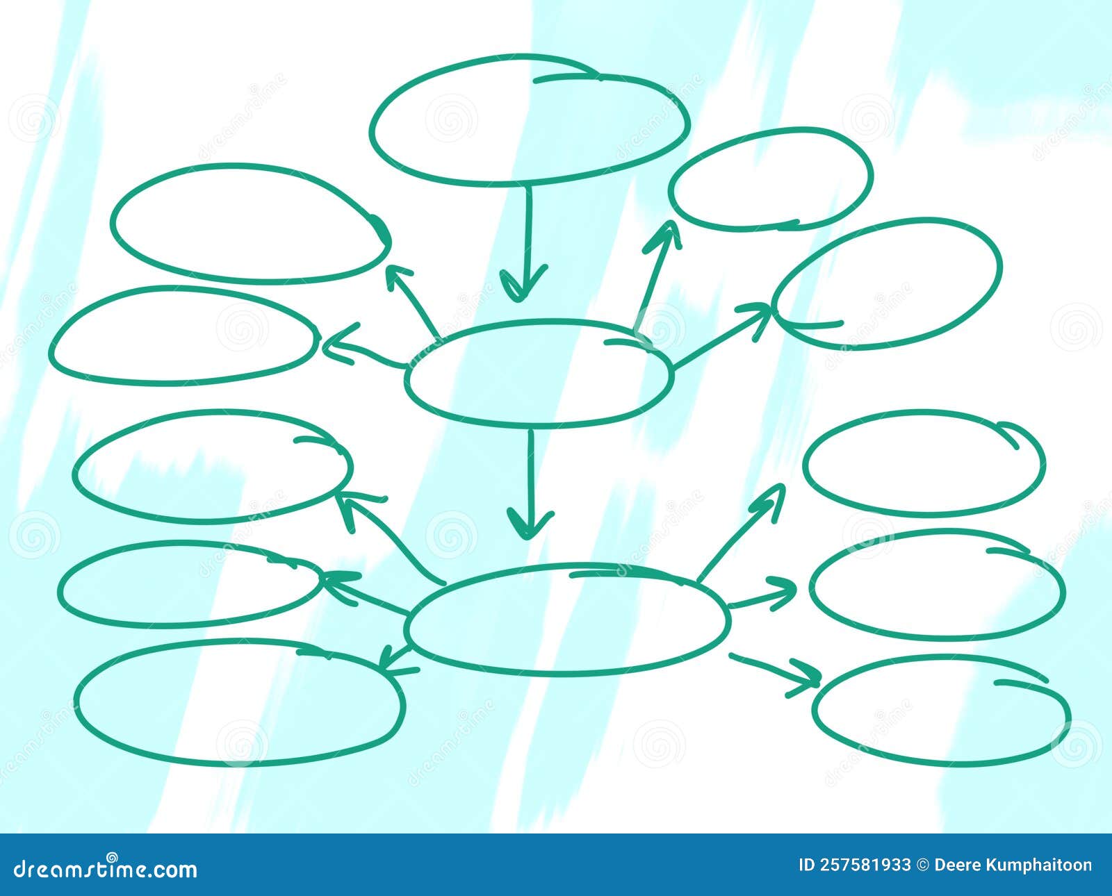 Mind Mapping Presentation Set. Stock Illustration - Illustration of ...
