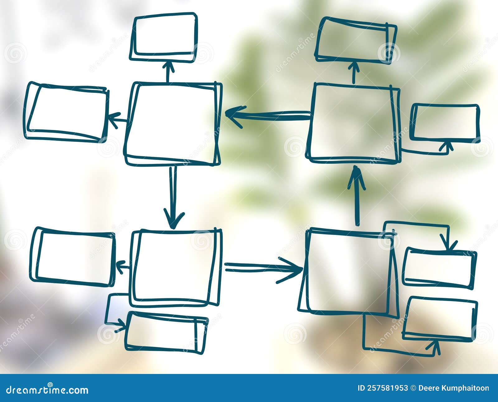 Mind Mapping Presentation Set. Stock Image - Image of decoration ...