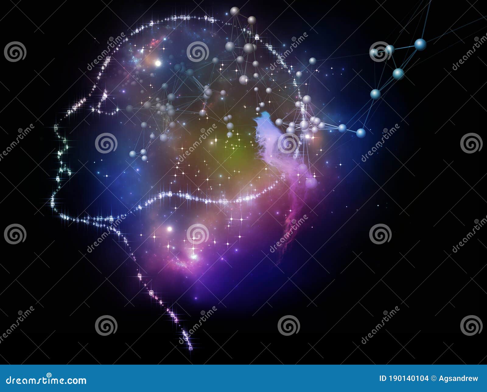 Mind and Matter stock illustration. Illustration of imagination - 190140104