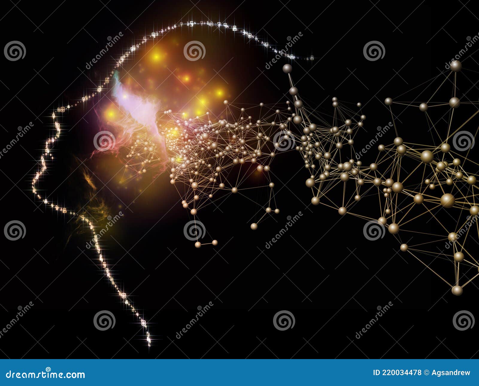 Mind and Matter stock illustration. Illustration of abstract - 220034478