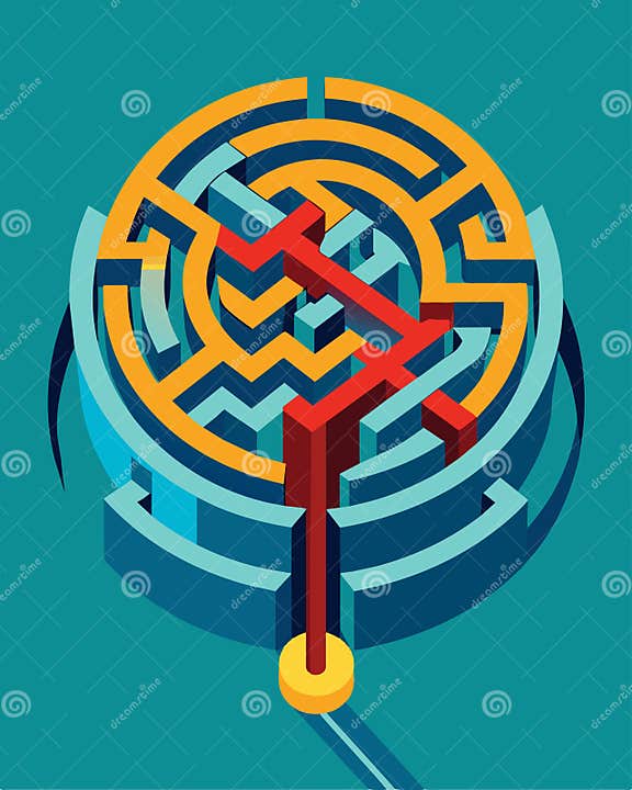 The Mind Maze Stretches Out before Them Like a Tangled Web Each Path ...