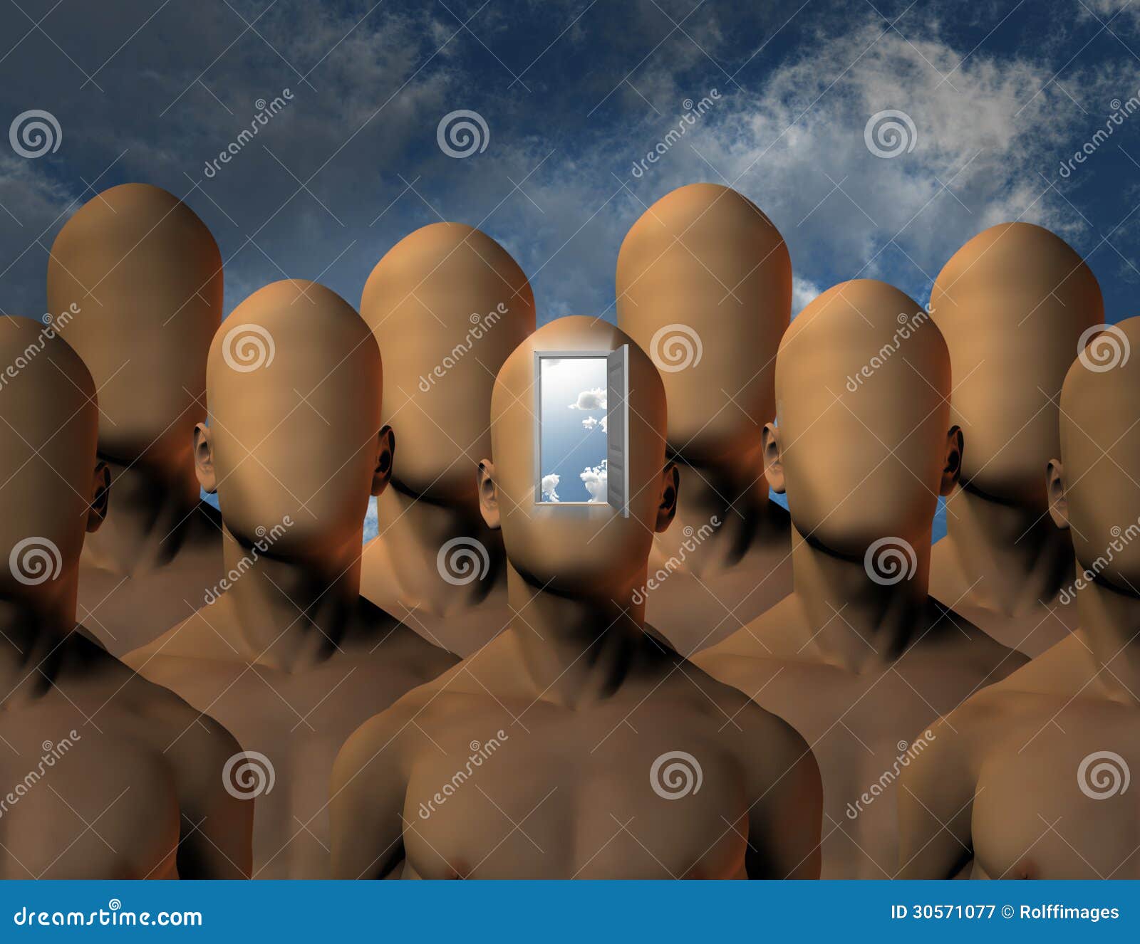 Mind opening stock illustration. Illustration of opening - 30571077